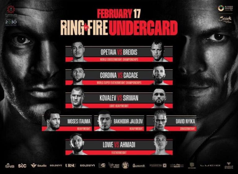 オペタイアvsブリエディス IBF世界クルーザー級王座決定戦 「結果」 コルディナvsカカス IBF世界スーパーフェザー級戦 – BOXING MASTER