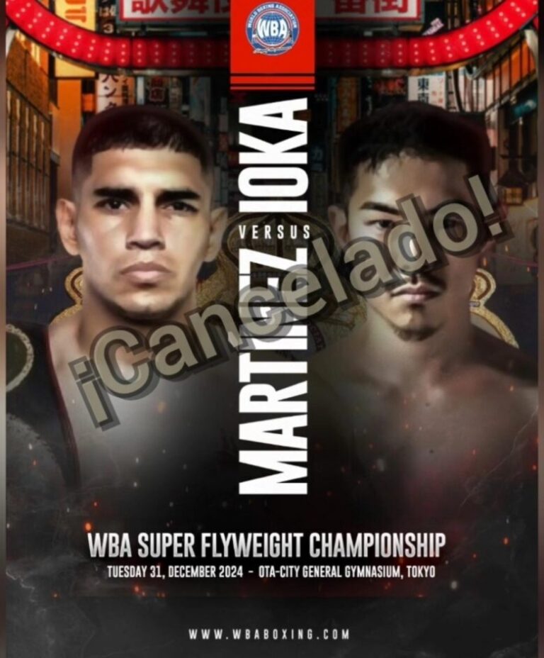 フェルナンド・マルティネスvs井岡一翔 2 「キャンセル！」 WBA世界スーパーフライ級タイトルマッチ – BOXING MASTER