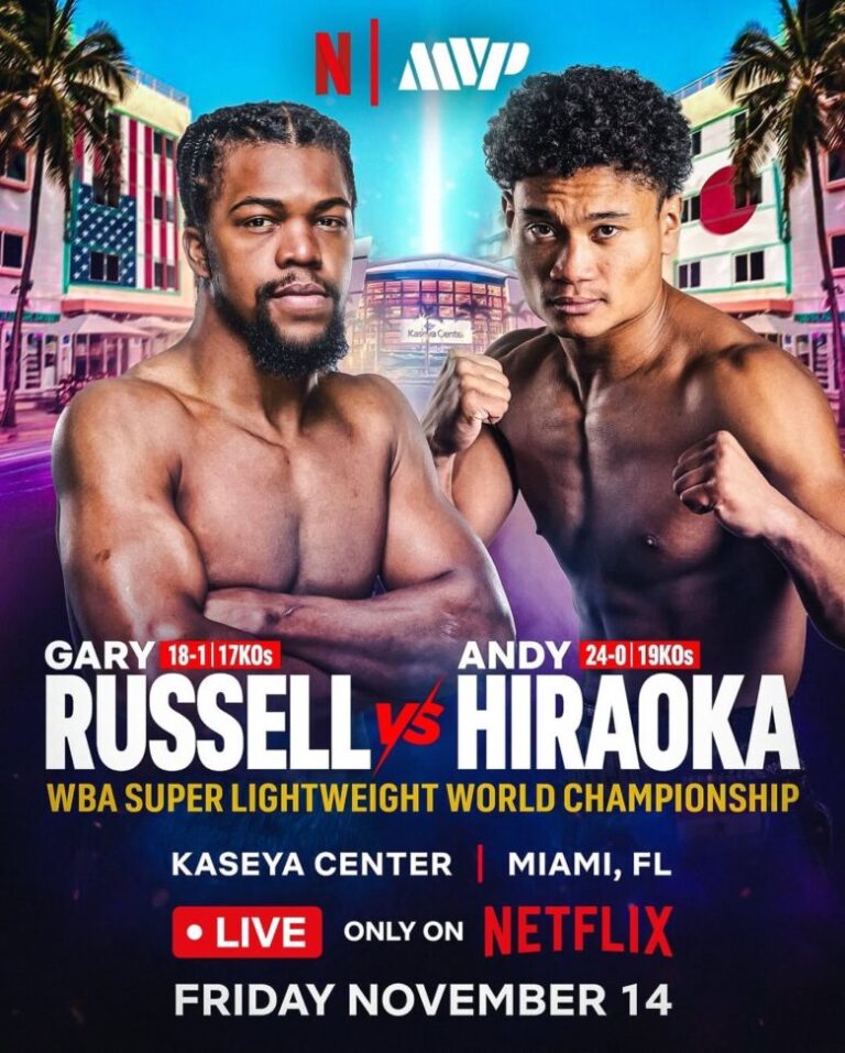 11/14 平岡アンディ WBA世界スーパーライト級王者ラッセルへ挑戦決定 & 女子トリプル世界戦 デービスexポール興行 – BOXING MASTER